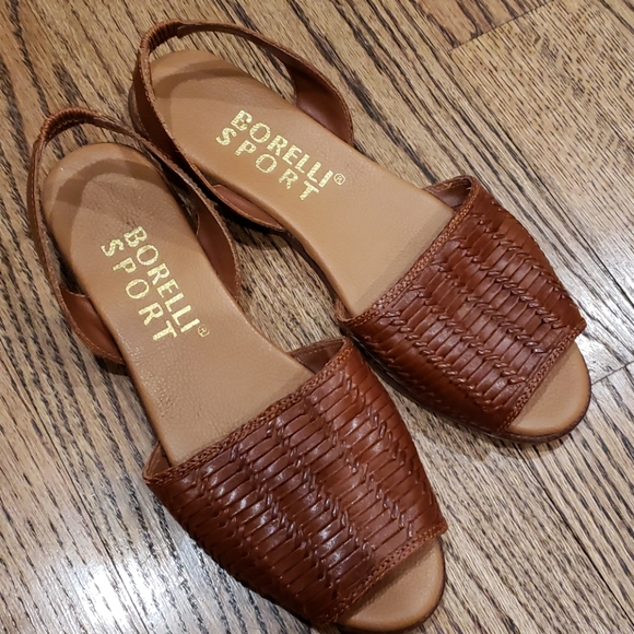 borelli sport | Shoes | Borelli Sport Leather Slingback Sandal | Poshmark